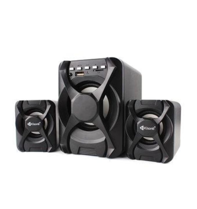 Kisonli Remote Control Tf Support U-2500Bt Usb 2.1 Portable Computer ...