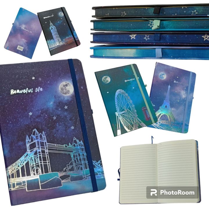 hardcover notebooks for girls foil cover with grip off white lining ...