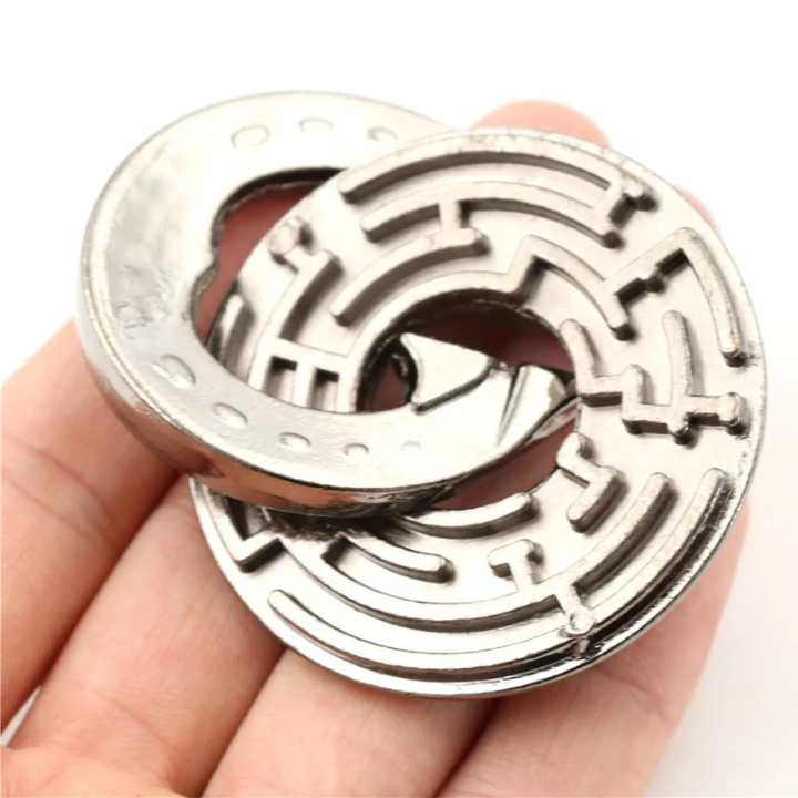 Mi Gong Lock Maze Lock Labyrinth 3D IQ Games Brain Teaser Puzzles For ...