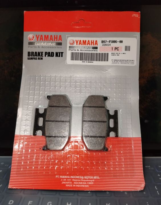 Yamaha R15/FZ/ MT15 REAR BRAKE PAD MADE IN INDONESIA | Daraz.com.bd