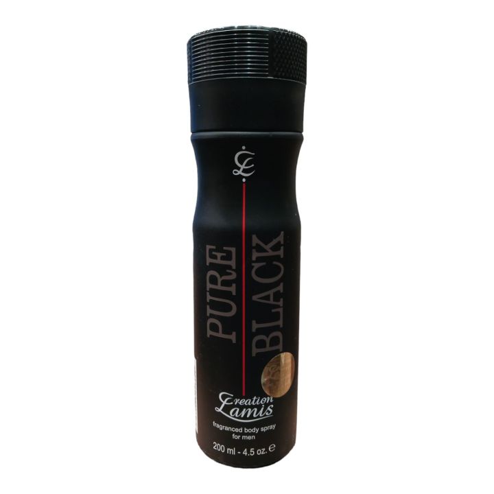 Pure Black Body Spray For men-200ml | Daraz.pk