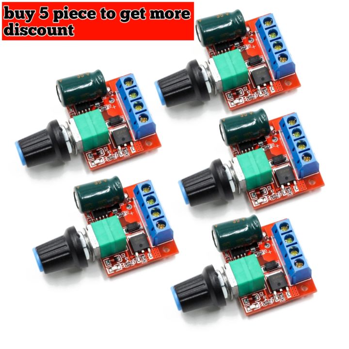 1pcs DC Motor PWM Speed Controller 4.5V 6V 12V 24V 35VDC 90W 5A DC Motor Speed Control Switch ...