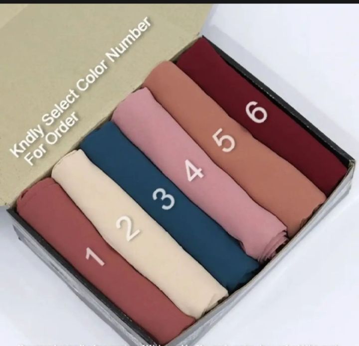 trending luxury beautiful chiffon/geogert scraf/stroller (basic colour ...