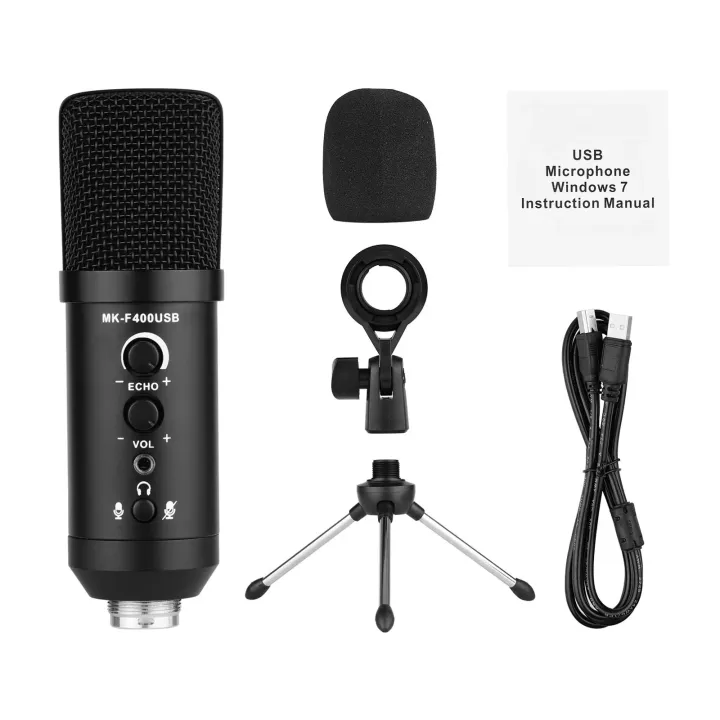 USB Audio Condensor Vocal Recording Microphone - MK-F400 TL - With ...