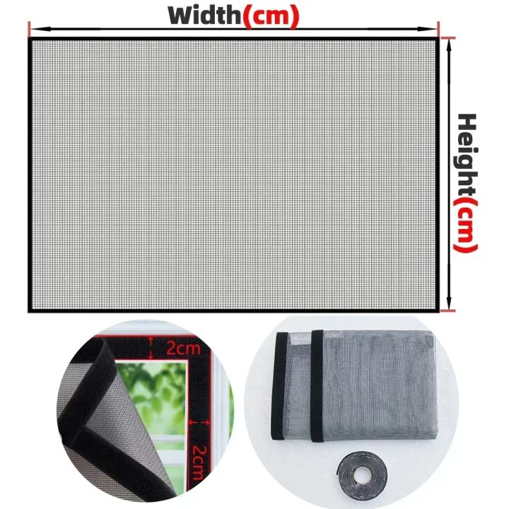 Customizable Size Mosquito Screen Anti-Insect Reusable Mosquito Nets ...