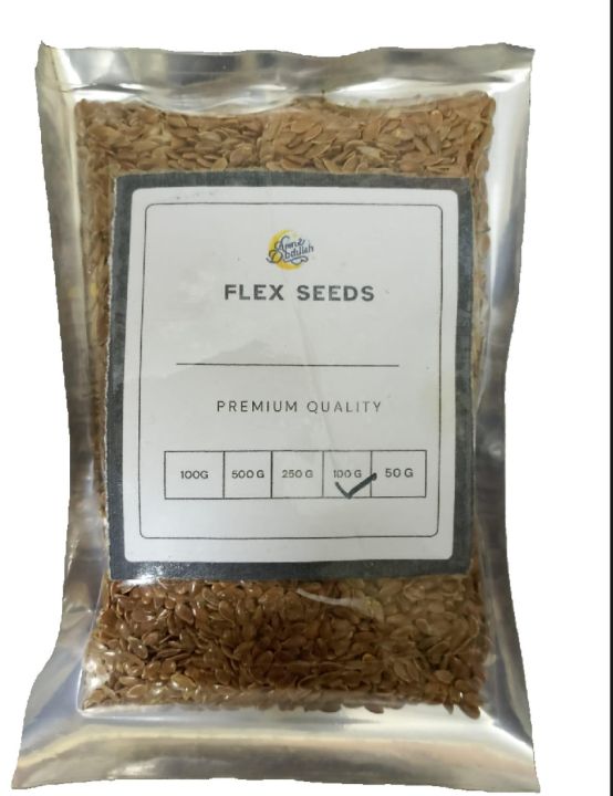 Flax Seeds 100 Grams | Alsi Seeds Organic. | Daraz.pk