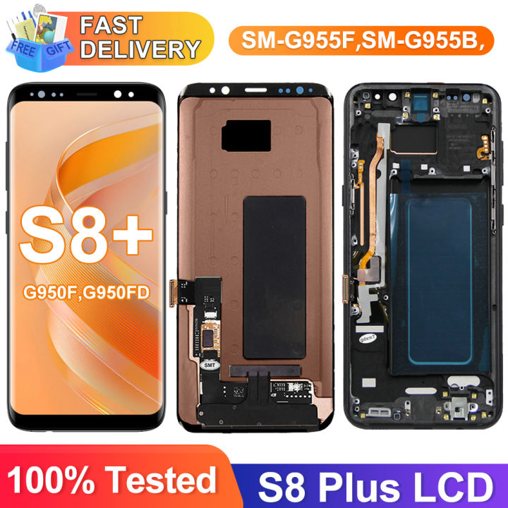 S8 Plus Super AMOLED Display Screen Replacement for Samsung Galaxy S8 ...