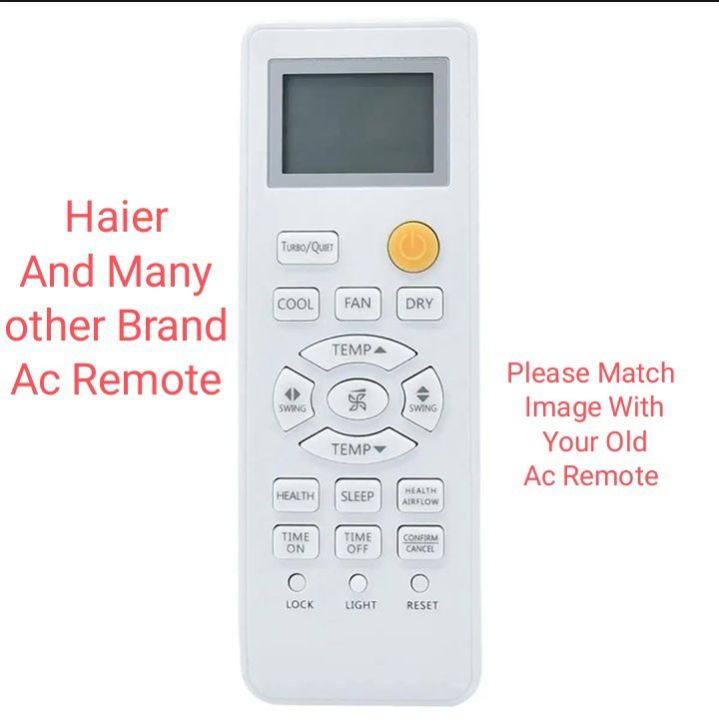 Haier Ac Remote / Haier Air condition Remote | Daraz.pk