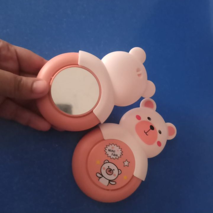 Fancy Small DianDi DD5551 Mini Fan With Mirror For Girls And Boys Best ...