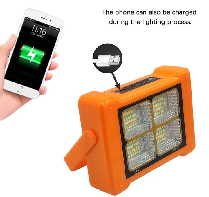 Rechargeable Work Light,Masmejor Portable Led Work Solar Light 100W ...