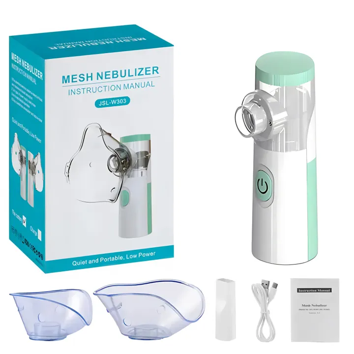 Usb Rechargeable Handheld Autoclean Inhale Nebulizer Mesh Atomizer ...