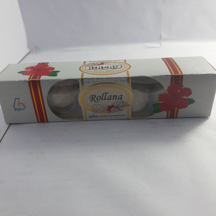 krap white chocolate Rollana coconut milk chocolate 4pic 1box | Daraz ...