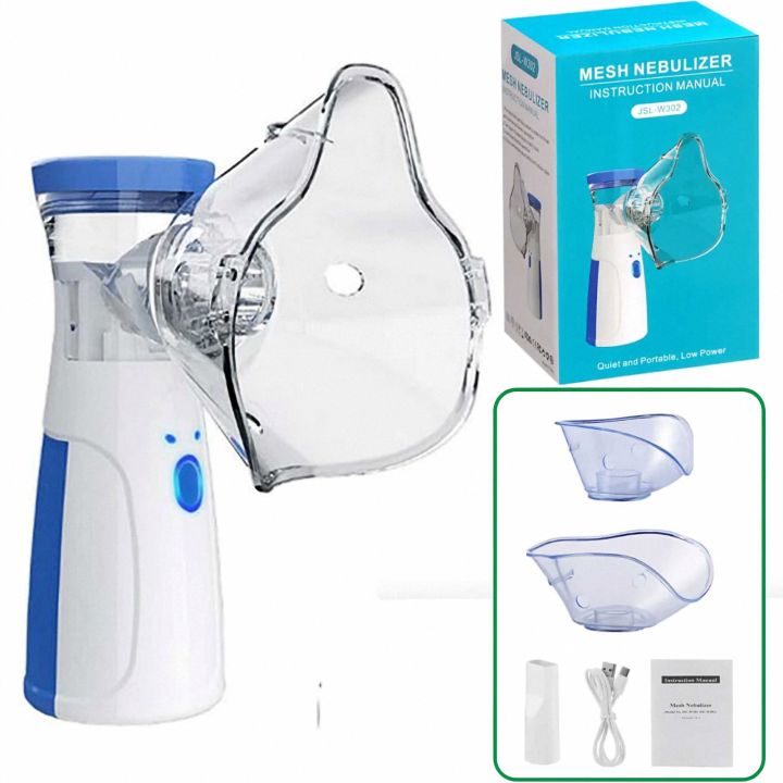 Portable Mesh Nebulizer | Quiet & Efficient Nebulizer for Asthma, COPD ...