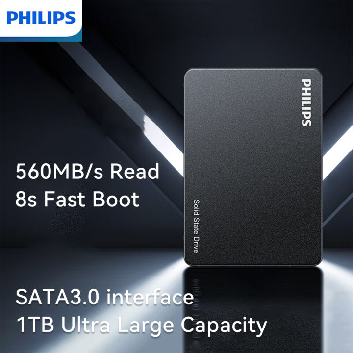 PHILIPS SATA3 Solid State Drive 1TB 512GB 256GB 2.5 Internal Hard Drive ...