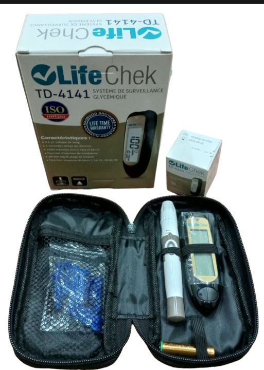LIFE CHECK GLUCOMETER WITH 50 STRIPS + 20 LANCETS + 20 ALCOHAL SWABS ...