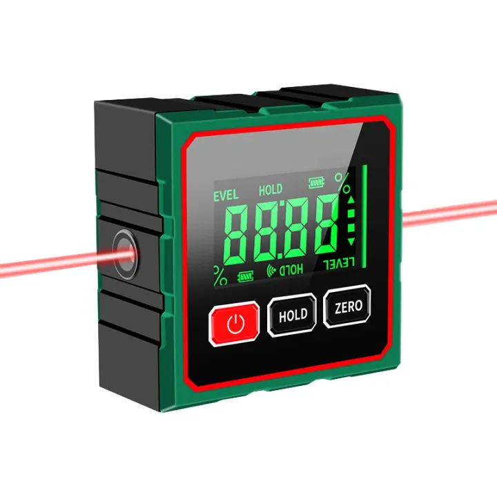 Double Sided Laser Inclinometer Digital Angle Finder Magnetic ...