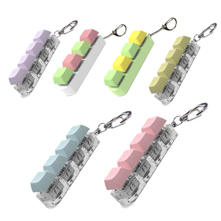 Keyboard Key Toy Party Stress Relief DIY Fidget Button Keycap Fidget ...