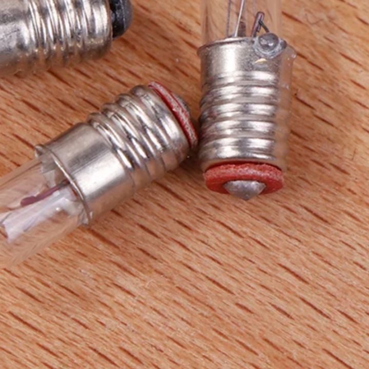 10Pcs/Lot Mini Indicator Light Bulb E5 Screw Mouth Miniature Lamp Light ...
