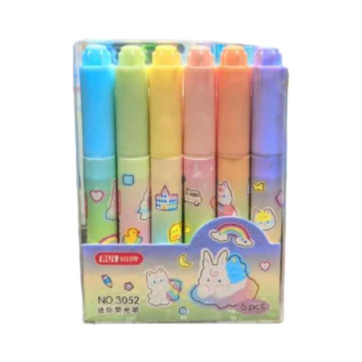Mini Cute Rui Highlighter 6pcs set | Daraz.com.bd