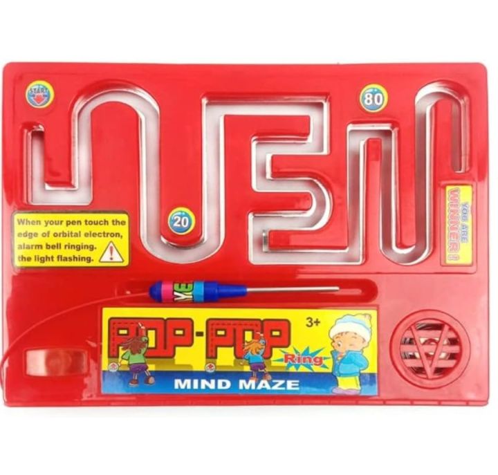 Wire Buzzer Game Buzz The Wire Game Set Toy For Kids, Hand Steadiness ...