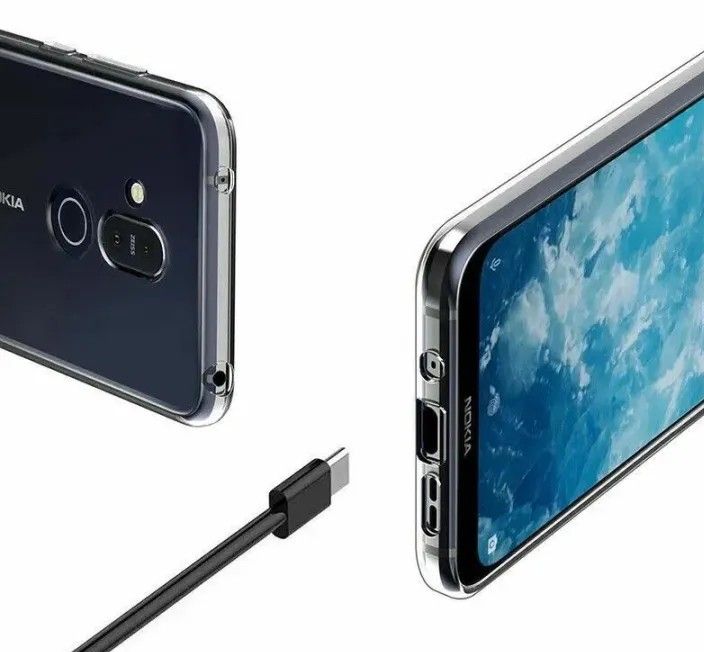 For Nokia 3.1 Plus Clear Tarsparent Case Thin Soft TPU Back Cover For ...