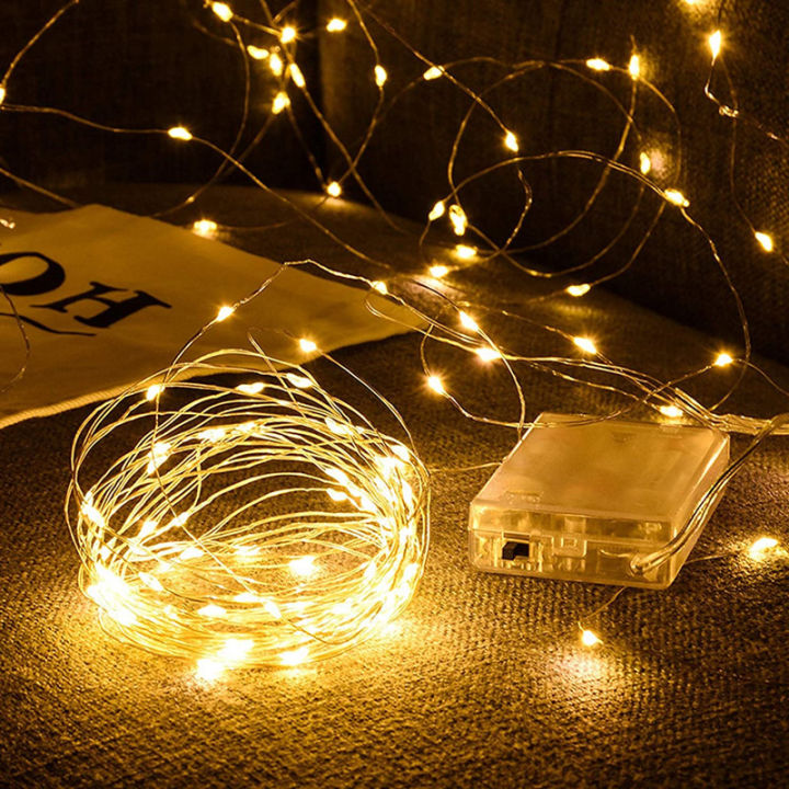 10M Copper Wire LED String Lights Outdoor Waterproof Garlands Festoon ...