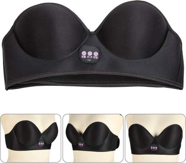Electric Breast Massage Bra Infrared Heating Chest Enlargement ...
