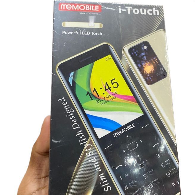 Me Mobile i touch full black PTA approved mobile phone keypad plus ...