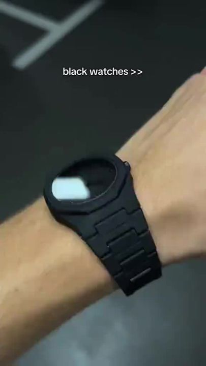 Premium Matte Black Arabic Numerals Wristwatch – Modern Minimalist ...