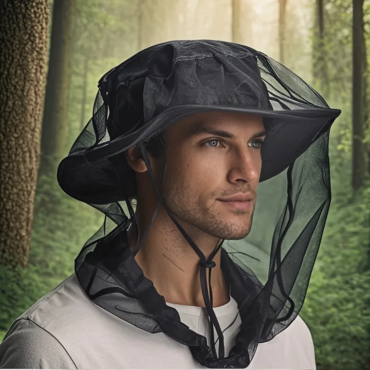 【Low price】1 green EVA outdoor mosquito net cap - automatic retractable ...