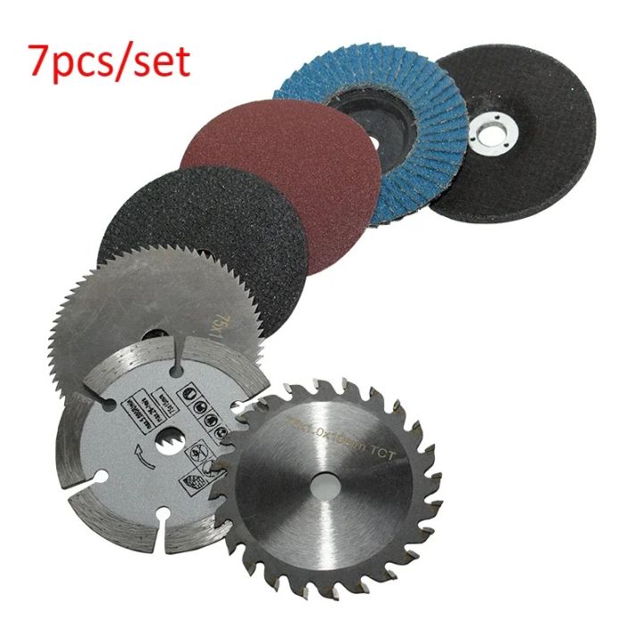 7pcs 3 Inch 75mm Cutting Disc Flap Discs Angle Grinder Wheels Blades ...