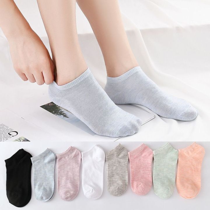 women 5 pair half socks set | Daraz.lk