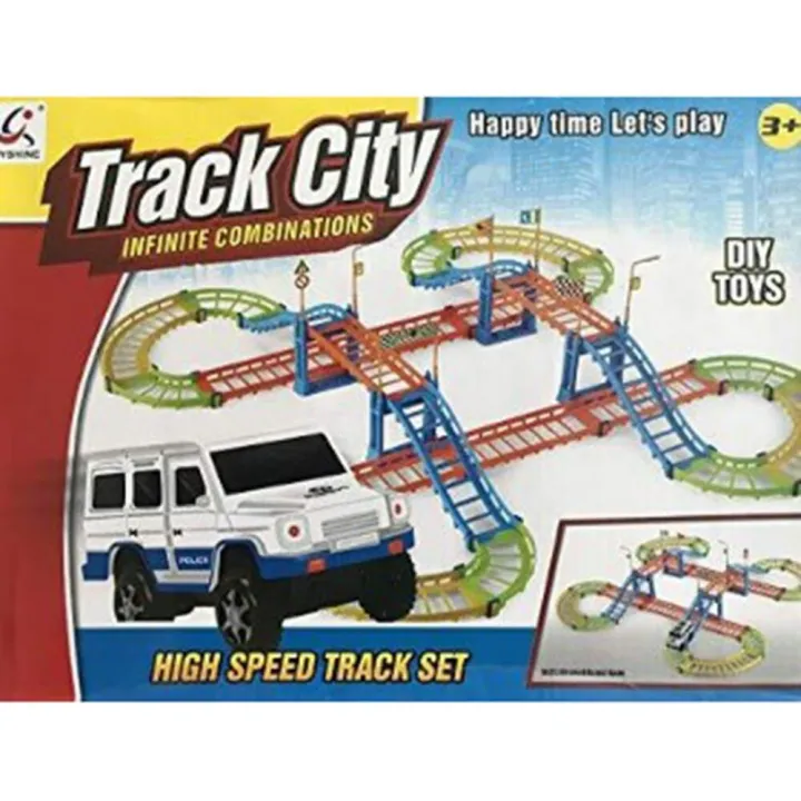 Track City train toy Infinite Combinations - Kids Toy Race Car 2 PCS ...