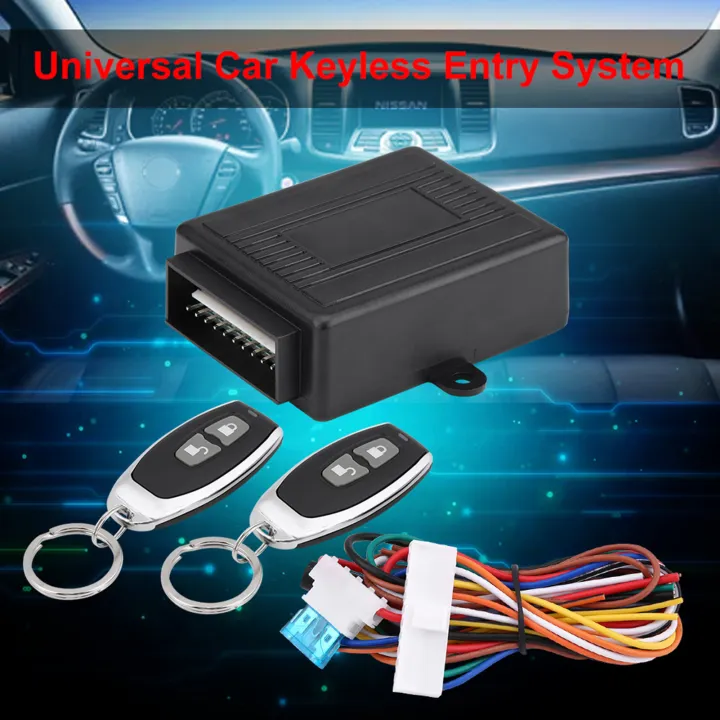 Universal Car Door Lock Keyless Entry System Central Locking Remote ...