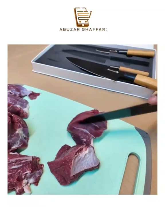 Abuzar Ghaffari 1 pack of 4Pcs Japanese Zillinger Knife Set | Daraz.pk