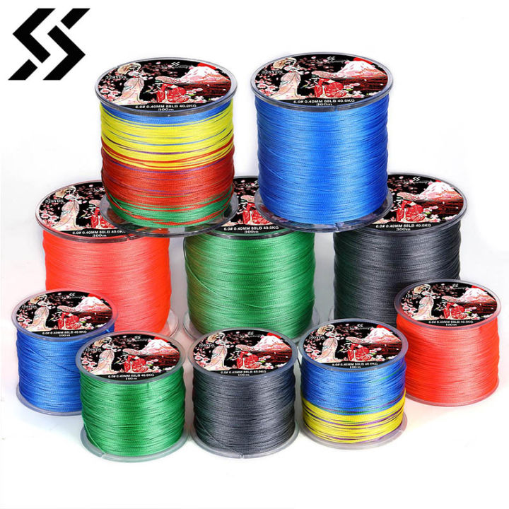 Sougayilang 8 Strands Braided Fishing Line 100M 300M Multifilament Carp Fishing Japanese Braided ...