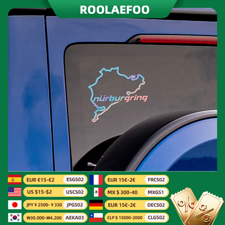 Map Car Styling Racing Nurburgring Creative Water proof Auto Window ...