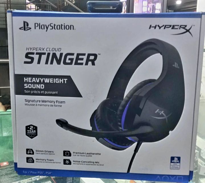 HyperX Cloud Stinger Gaming Headset for PlayStation 4 & 5 ( PS4 / PS5 ...