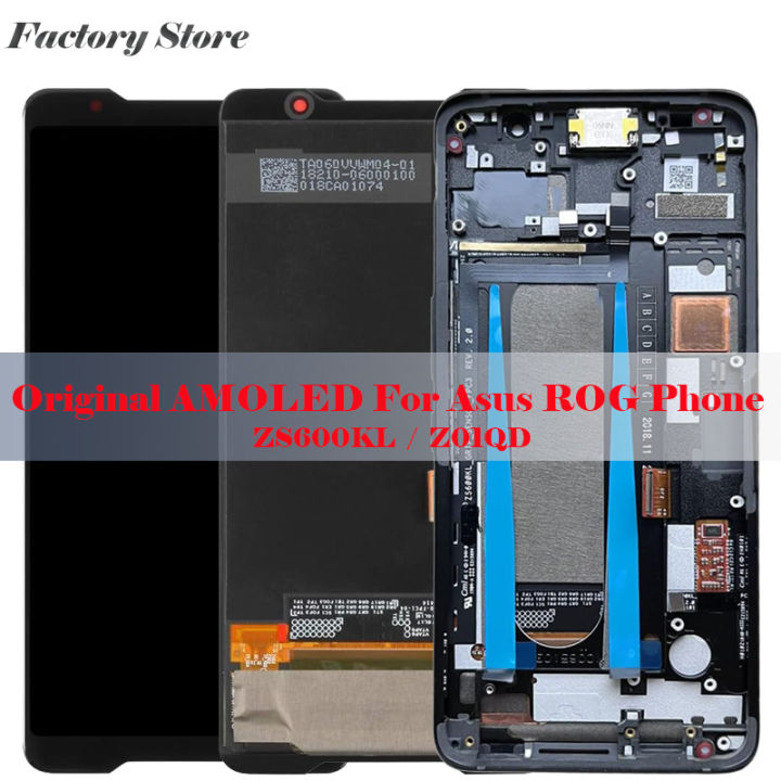 Original AMOLED For Asus ROG Phone Digitizer Screen Touch Assembly ...