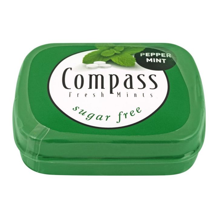 Compass Fresh Mints, Peppermint, Sugar-Free, 14g Germany | Daraz.pk