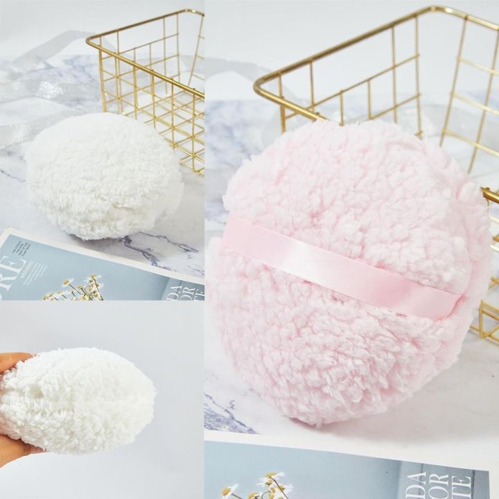 New Extra Large Powder Puff Body Powder Applicator Long Plush Oversize ...