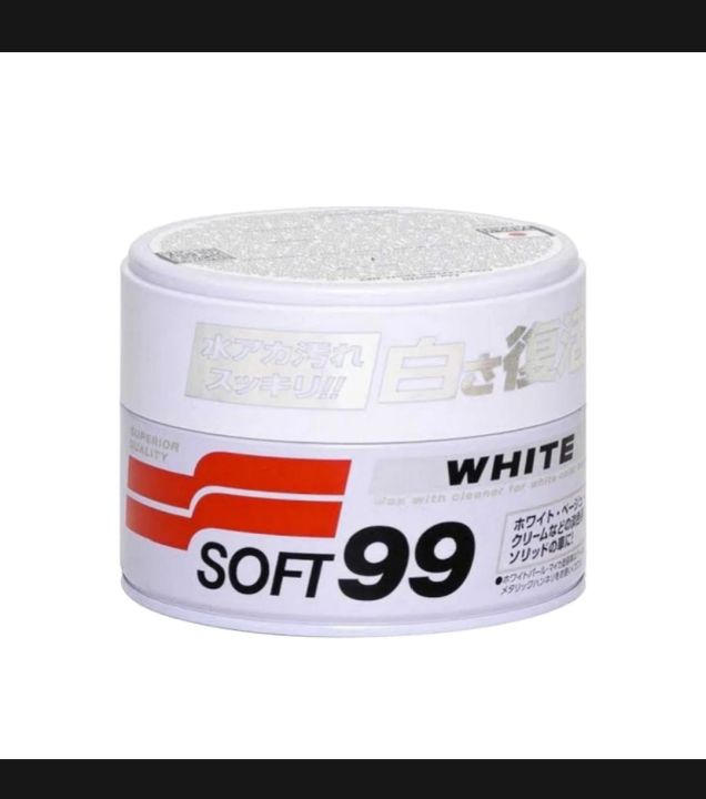 Soft 99 Wax for White Colour Car Bodies 350 Gram Japanese | Daraz.pk