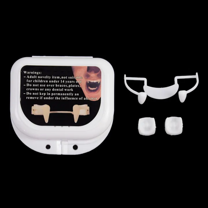 1Pcs Halloween Fake Teeth Cosplay Vampire Fangs Retractable Teeth ...