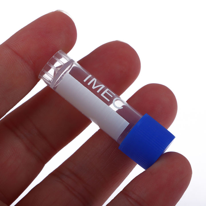 50Pcs 1.8ml(2ml) Plastic Graduated Cryovial Plastic Test Tube Freezing ...