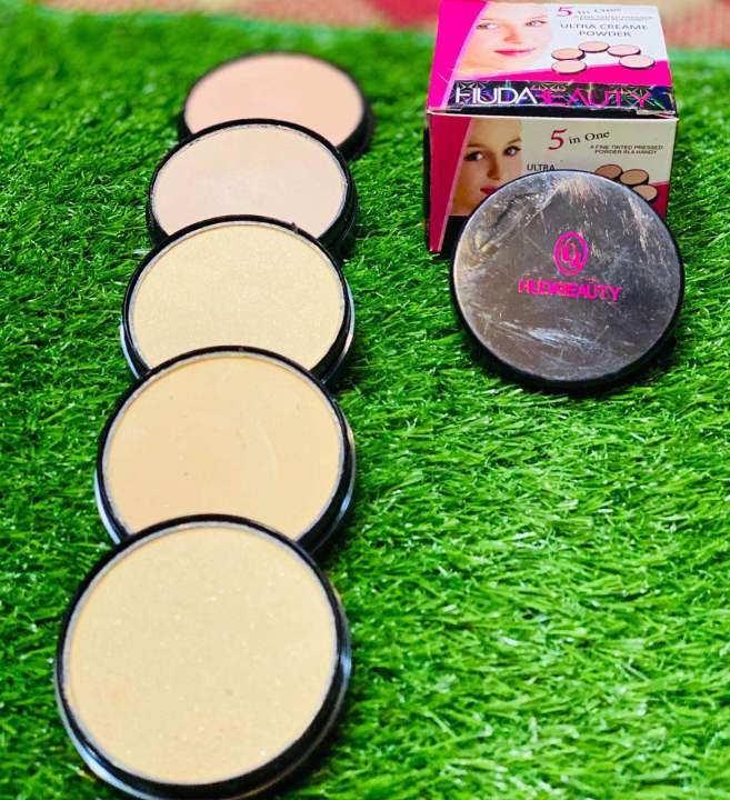 5 in 1 Face Powder Original Compact Powder Professional Make-up | Daraz.pk