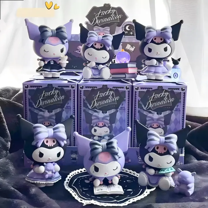 Sanrio Blind Box Cartoon Kuromi Doll Lucky Divination Anime Series ...