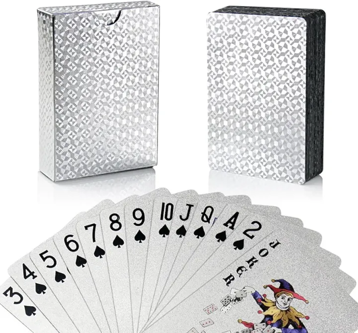 24k Silver Playing Cards Silver Playing Card Set | Daraz.com.np