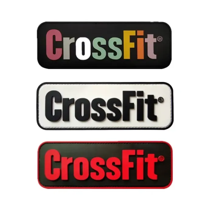 CrossFit Name Tags Pvc Patch Embroidered Applique Sewing Label Punk ...
