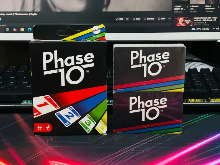 UNO Phase 10 (New) MATTEL CARDS with user Manual | Daraz.com.bd