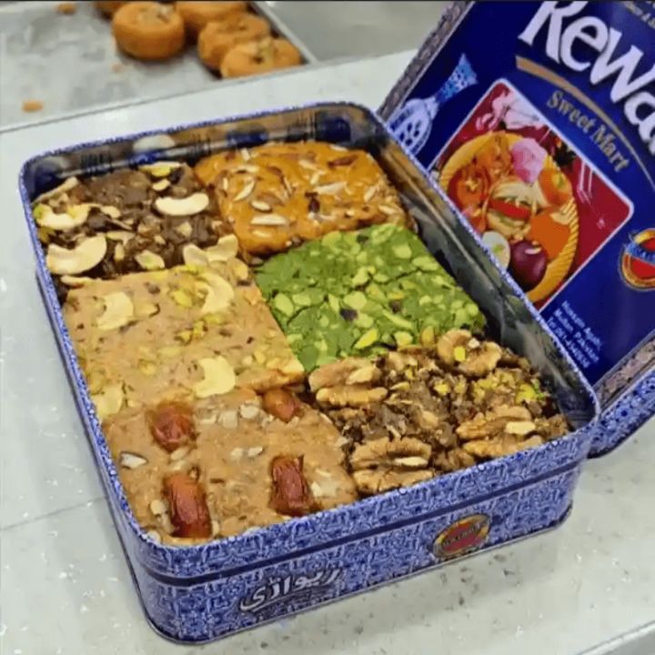 Rewari Multani Mix Halwa 6 in 1 Box. 1.5 Kg Box. | Daraz.pk